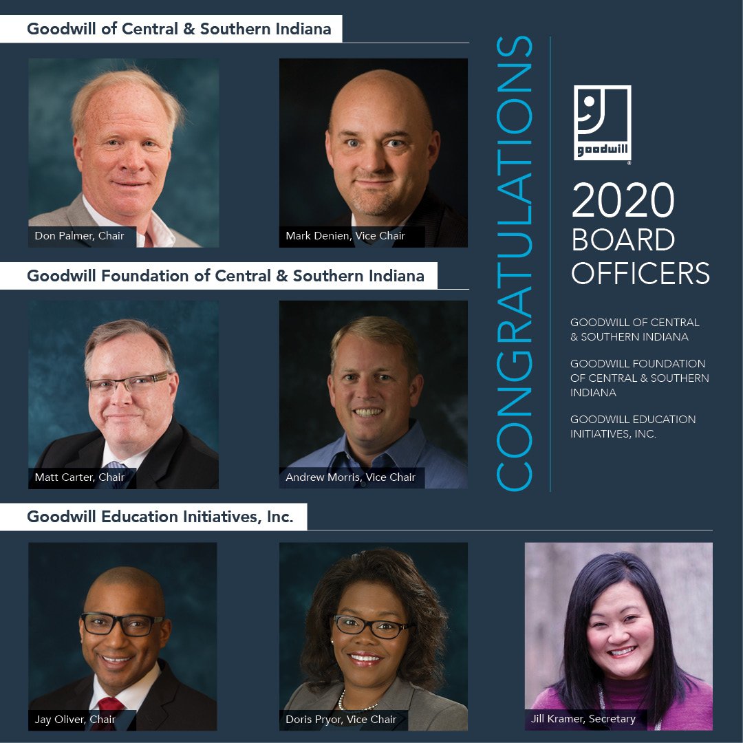 Goodwill Appoints New Board Officers